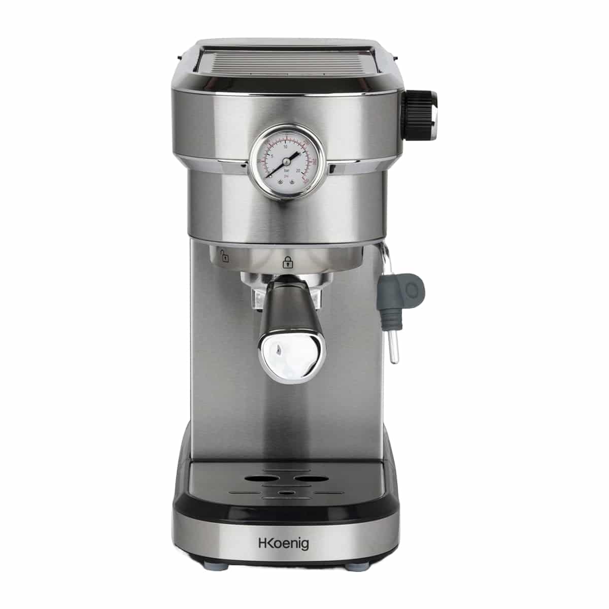 Espressor manual, H.Koenig, EXP820, inox - Conox