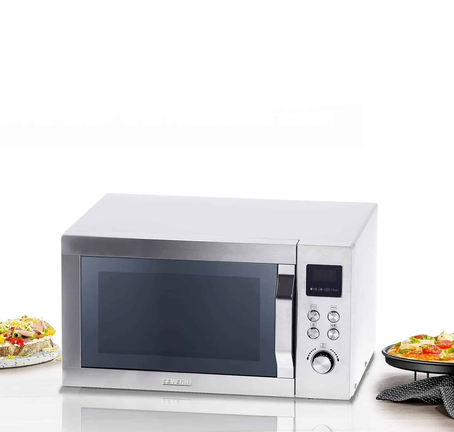 Cuptor cu microunde 3in1, 25 litri, Severin, S7774, inox - Conox