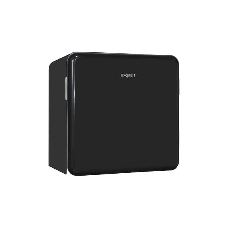Mini frigider Retro, Exquisit, 47 litri, negru - Conox