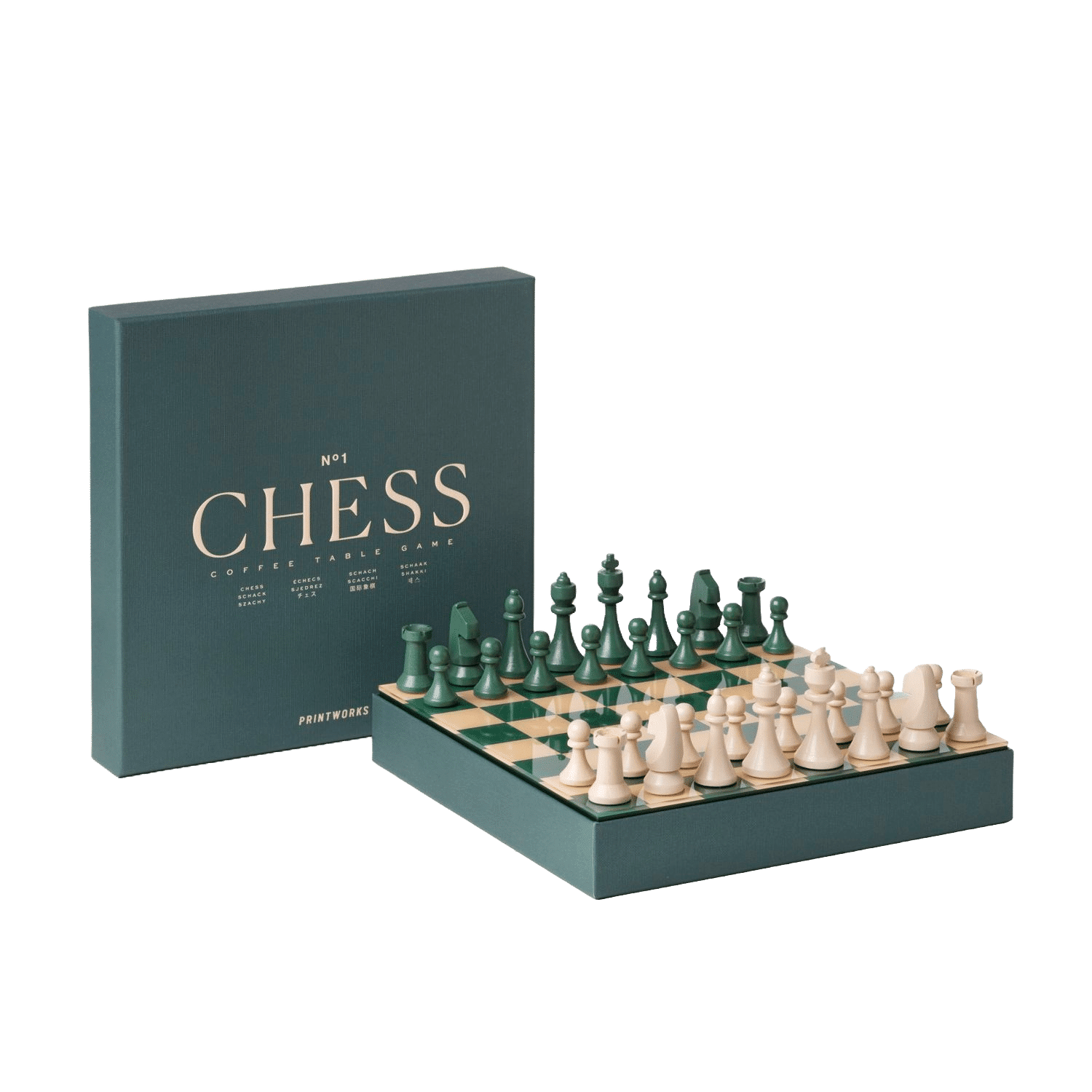 Joc de sah, Printworks, Classic Chess 2.0, verde - Conox