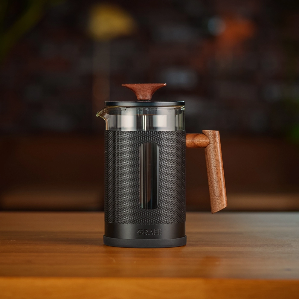 Presa franceza pentru cafea, Graef, 6 cani, negru - Conox